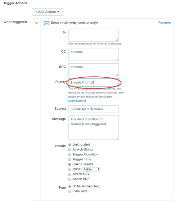 Splunk Alerts: Using Tokens to Prioritize Email Notifications | TekStream Solutions