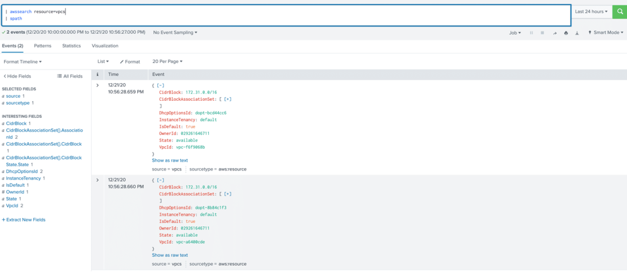 Query Aws Resources With A Custom Search Command In Splunk Tekstream Solutions